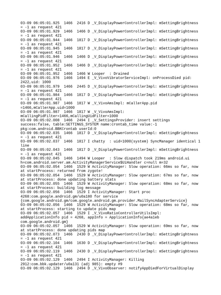 Log | PDF | Software | System Software