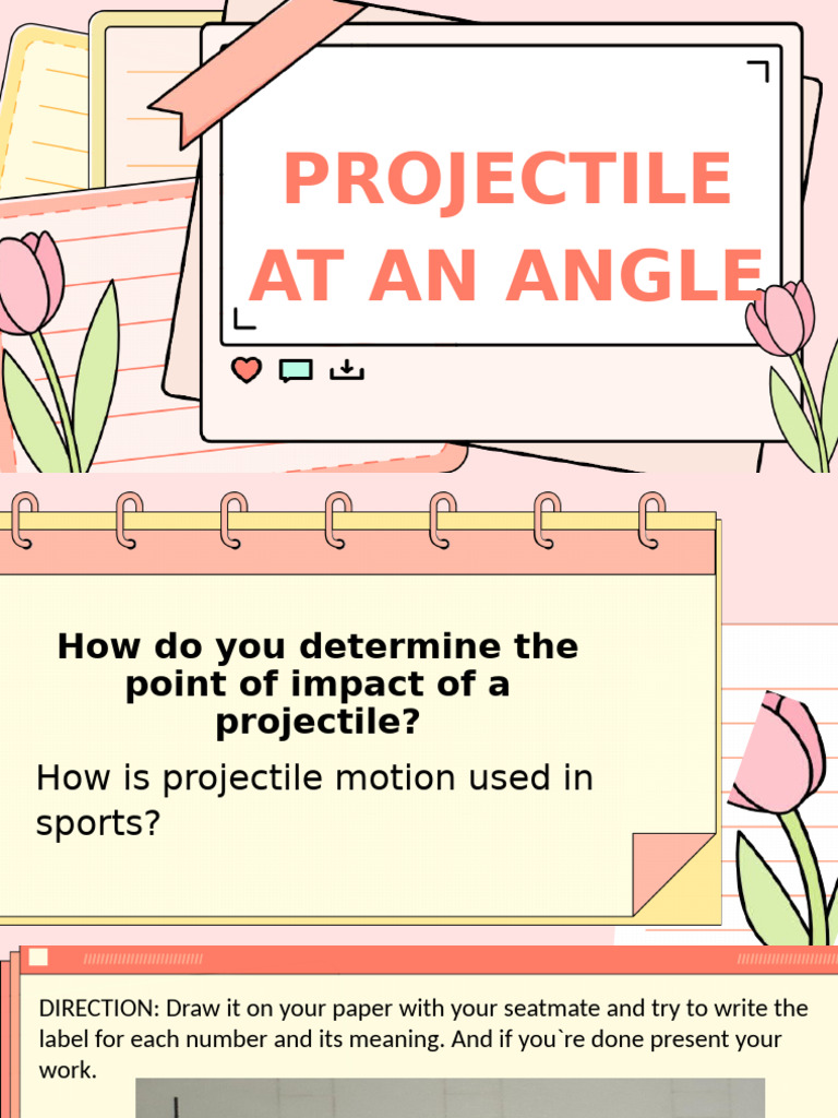 Understanding Projectile Motion at Angles | PDF