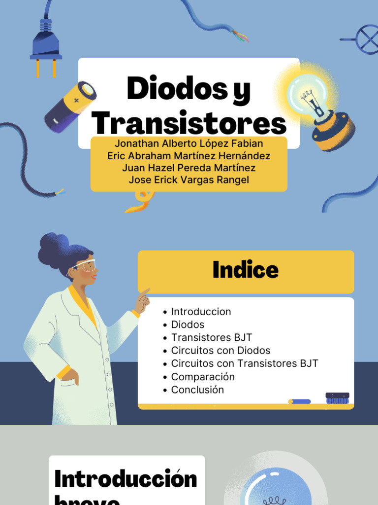 Diodos y Transistores | PDF | Transistor de unión bipolar | Transistor