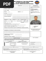 Philippine Army ID Application Form | PDF