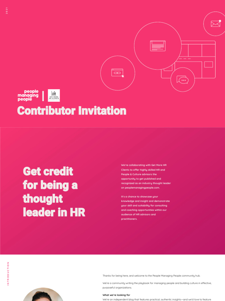 PMP Contributor Invitation 2021 | PDF | Human Communication | Social ...
