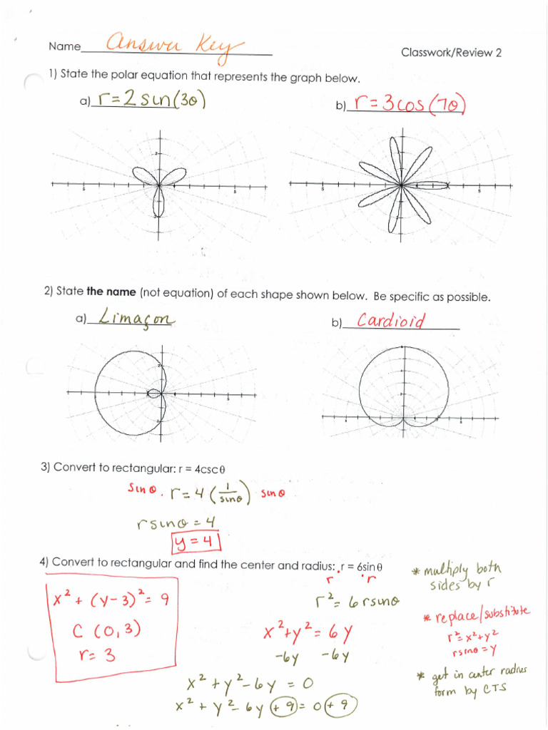 Answerkey Review 2 | PDF