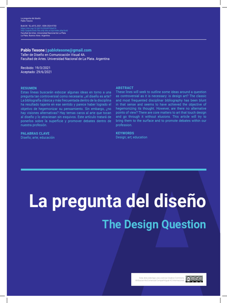 Bold 8 | PDF | Diseño | Conocimiento