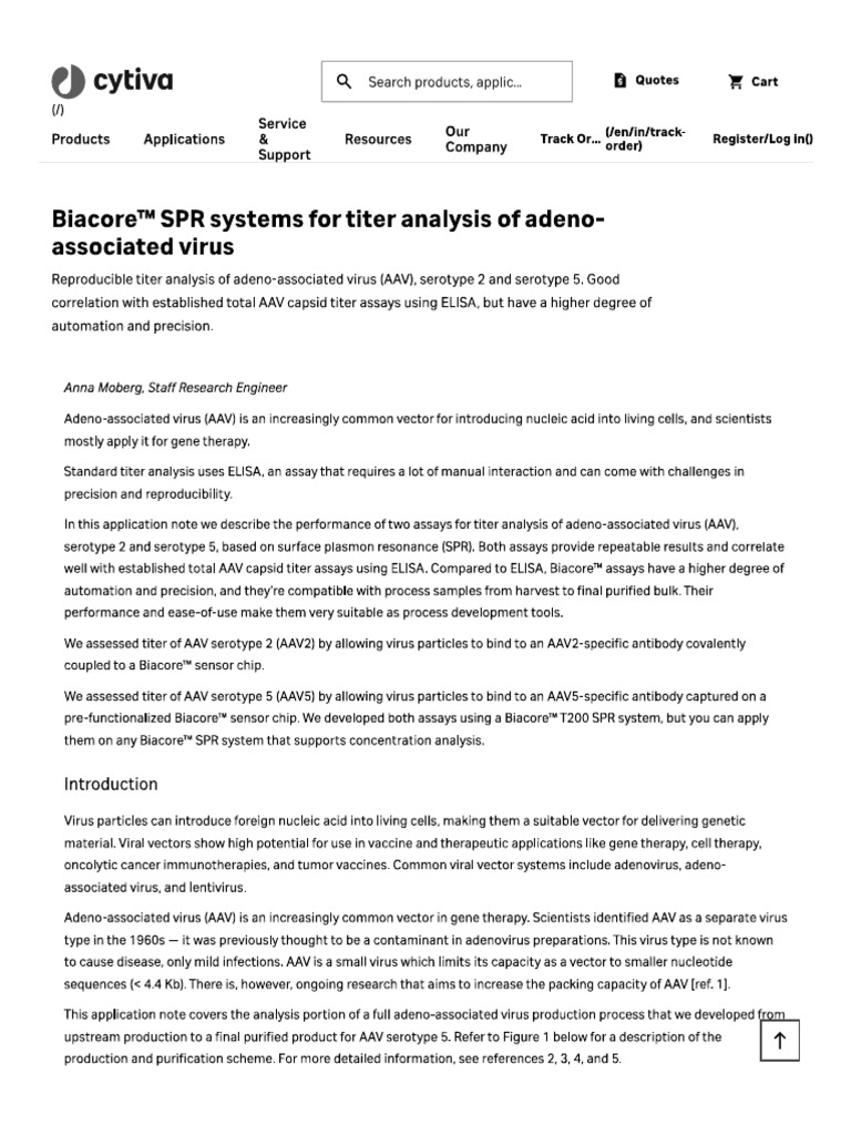 titer analysis of adeno-associated virus | PDF