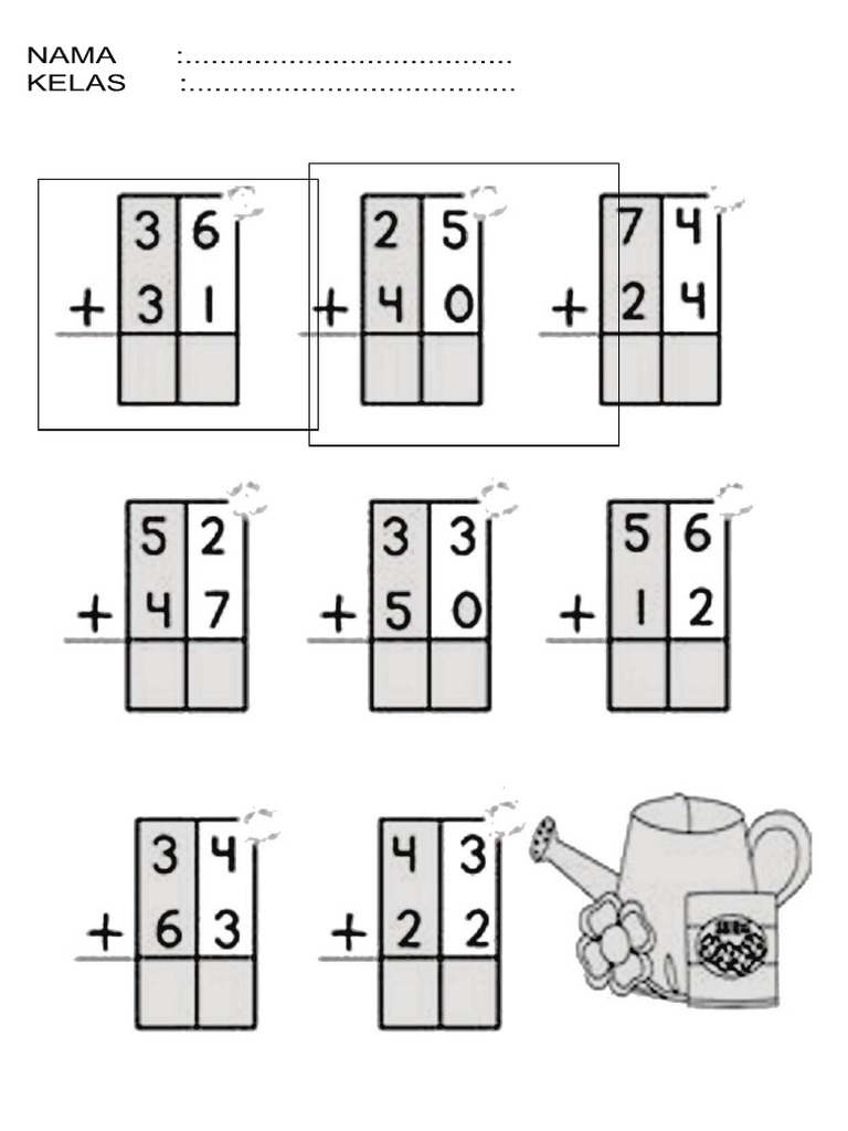 Penjumlahan Dua Angka 2 | PDF