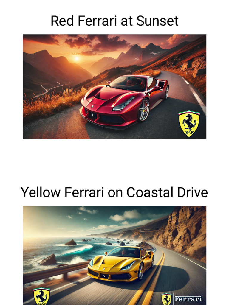 Ferrari Presentation | PDF