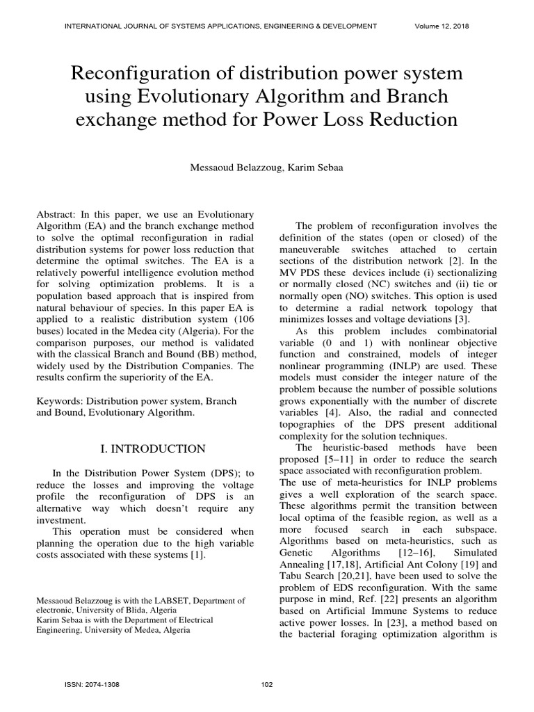 Reconfiguration_of_distribution_power_sy | PDF | Mathematical ...