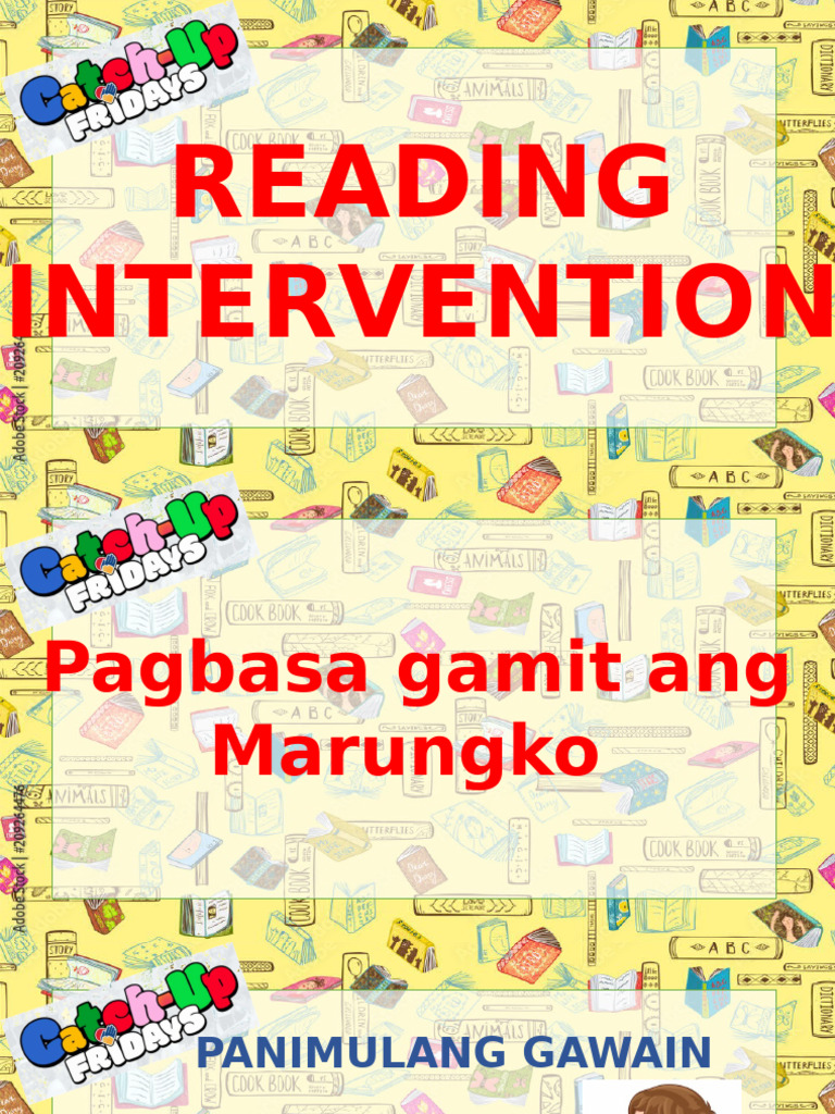 Week 3 - Reading Intervention | PDF