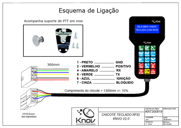 Teclado Rfid Knov v2.0 Conex | PDF