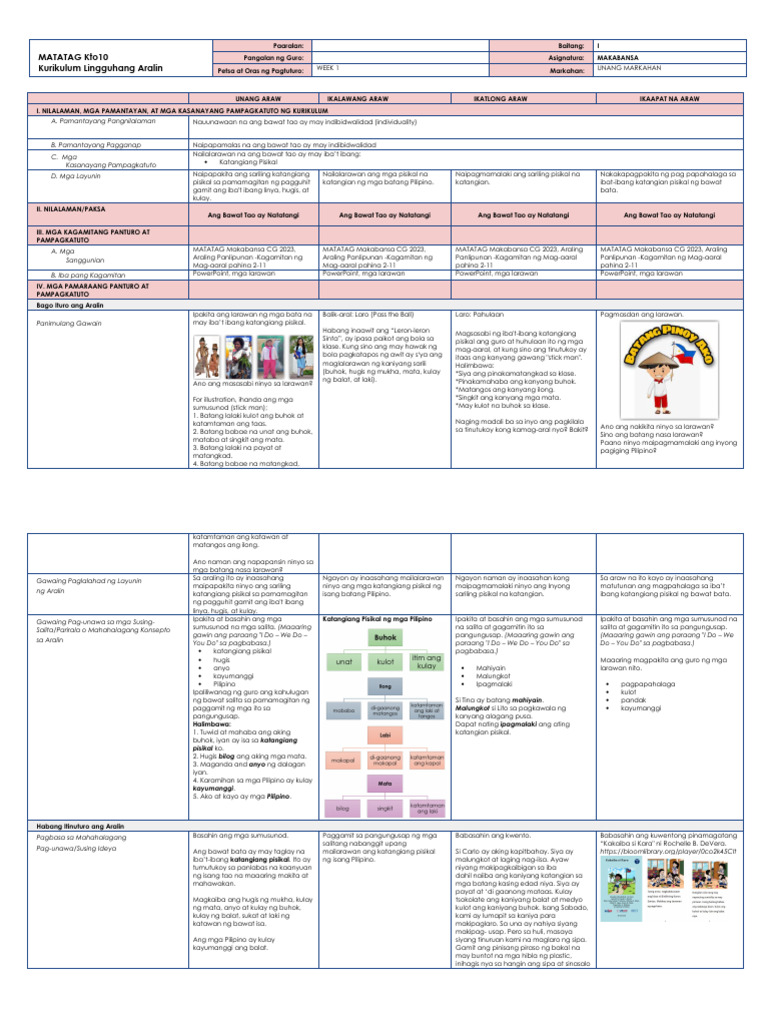 Makabansa1 Q1 W1 Matatag Dll Pdf