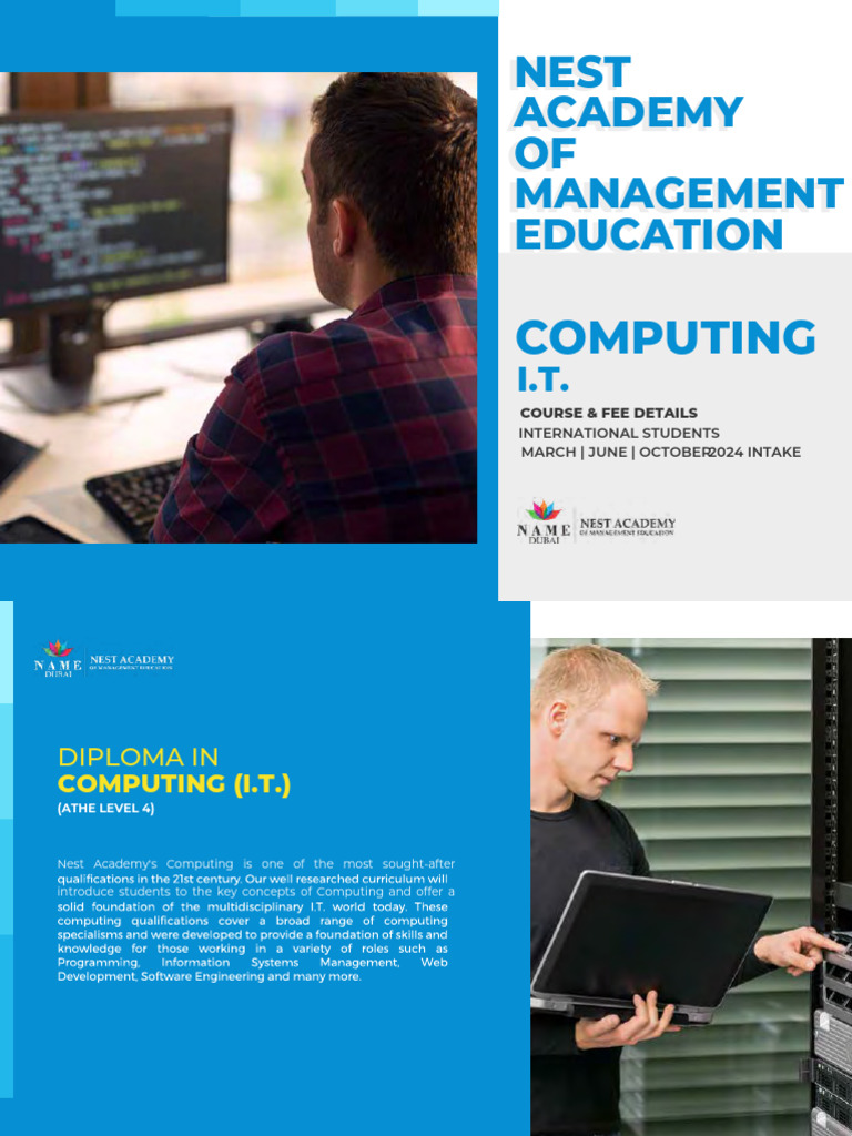 2.1 Computing-IT Diploma 30 05 24 | PDF | Educational Stages