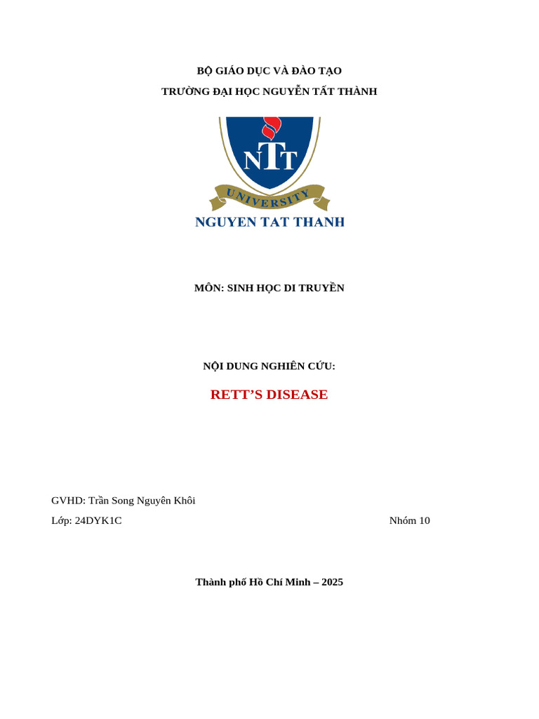 H I CH NG Rett | PDF | Gene Expression | Gene