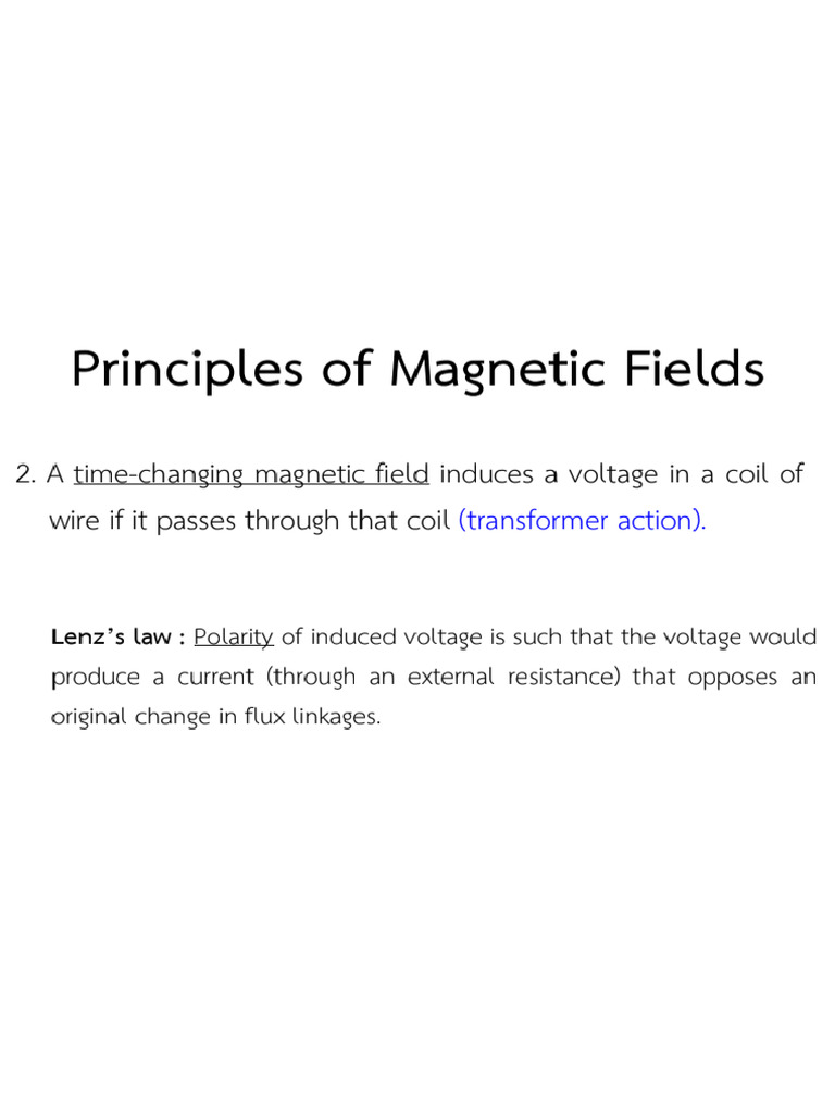 Principle of Magnatic Field | PDF