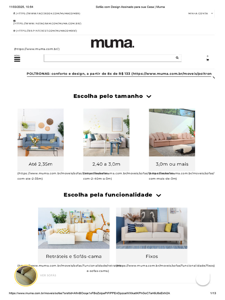 Sofás | PDF | Couch | Upholstery