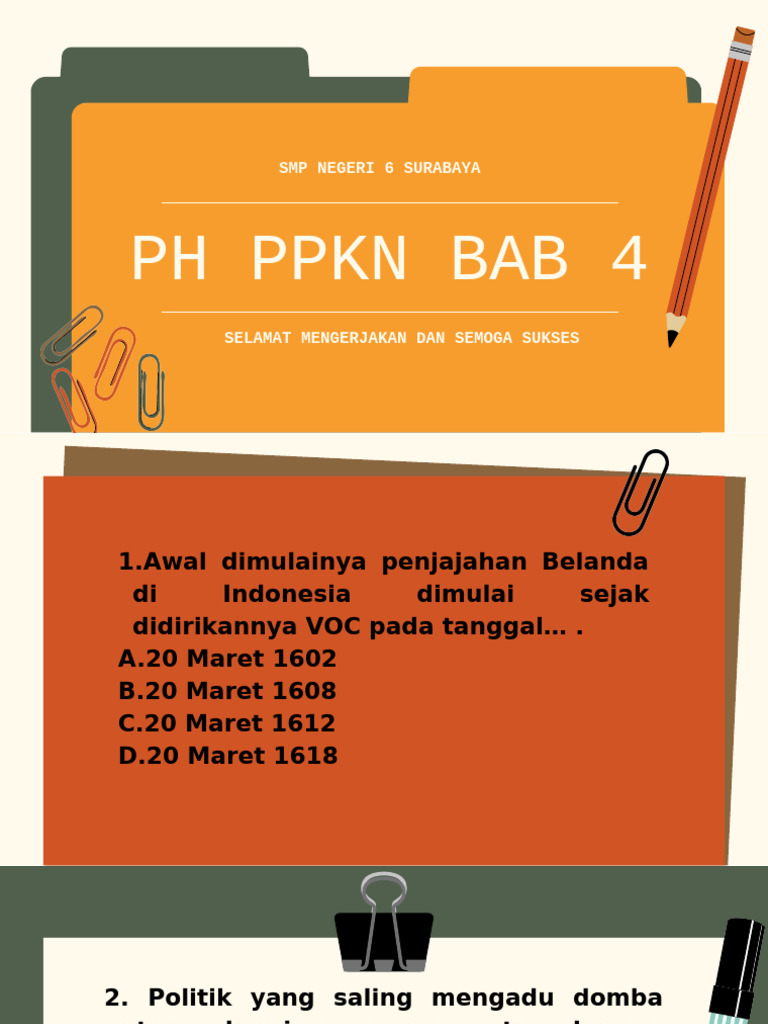 1. Phb i Pkn Kelas 8 Sem 2 | PDF