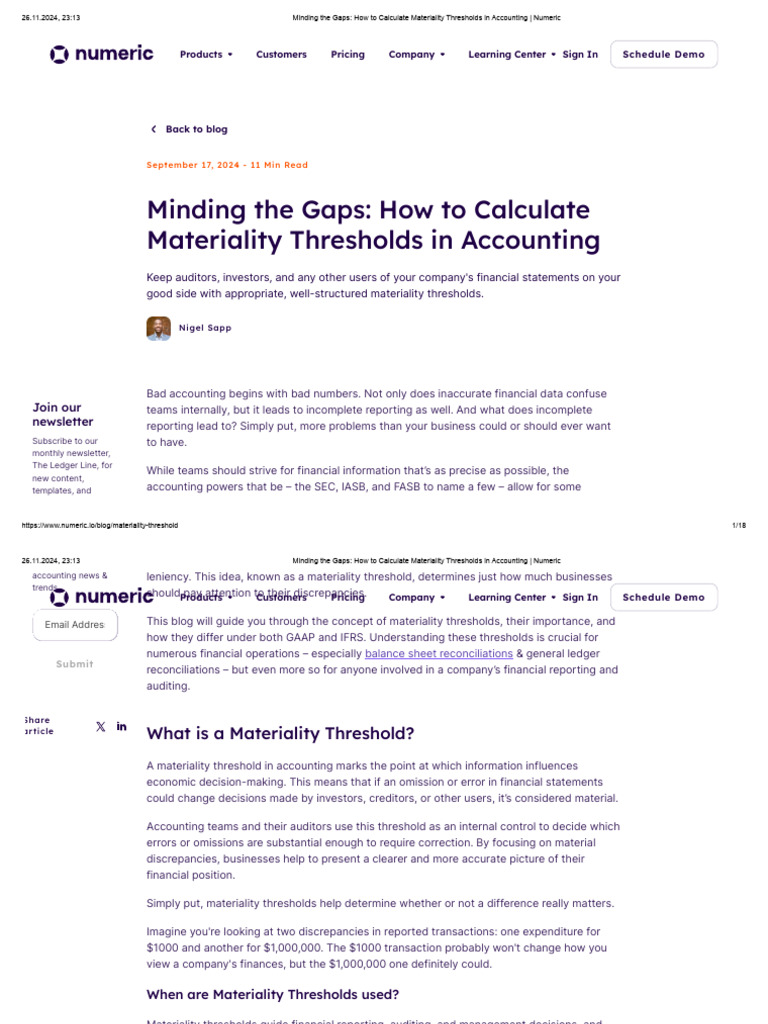 Minding the Gaps_ How to Calculate Materiality Thresholds in Accounting ...