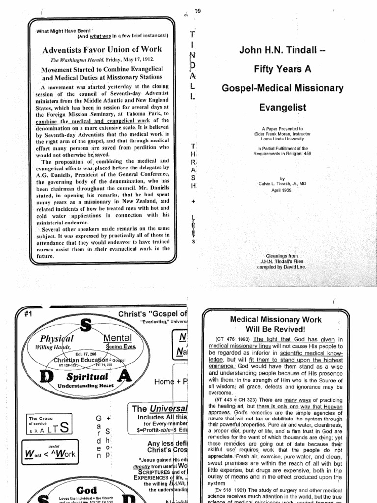 Tindall Booklet | PDF