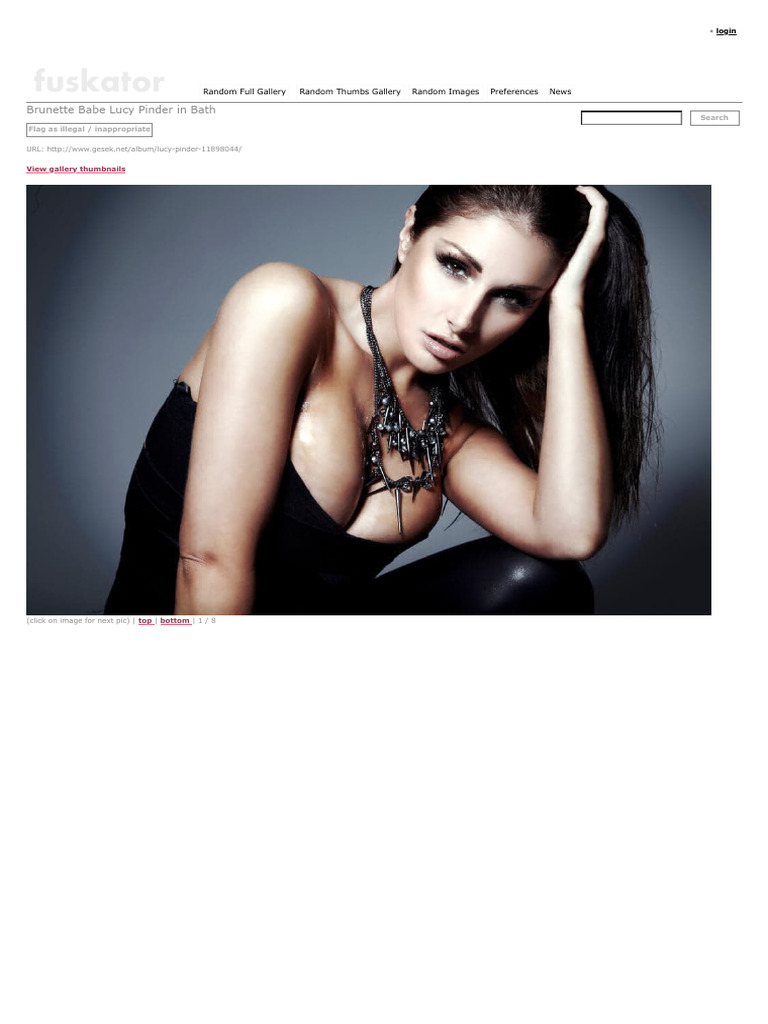 Brunette Babe Lucy Pinder in Bath - Image Gallery #523961 | PDF