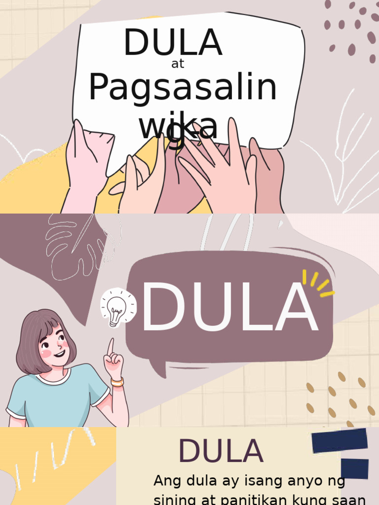 Aralin 2-Dula at Gramatika | PDF