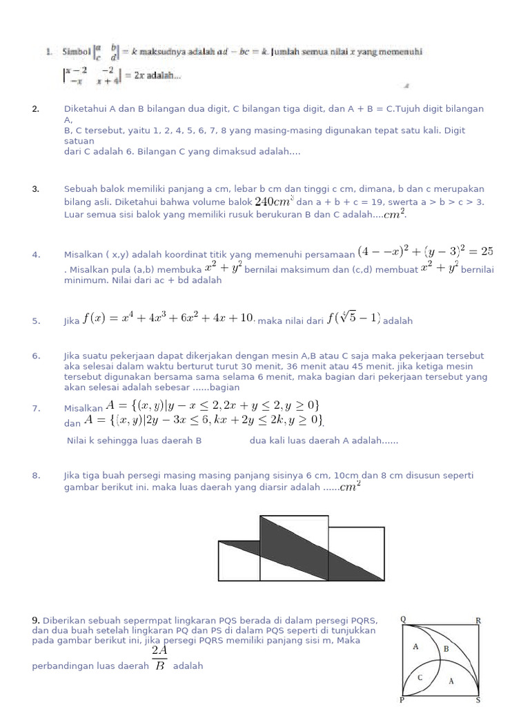 OSP math SMP 2019 | PDF