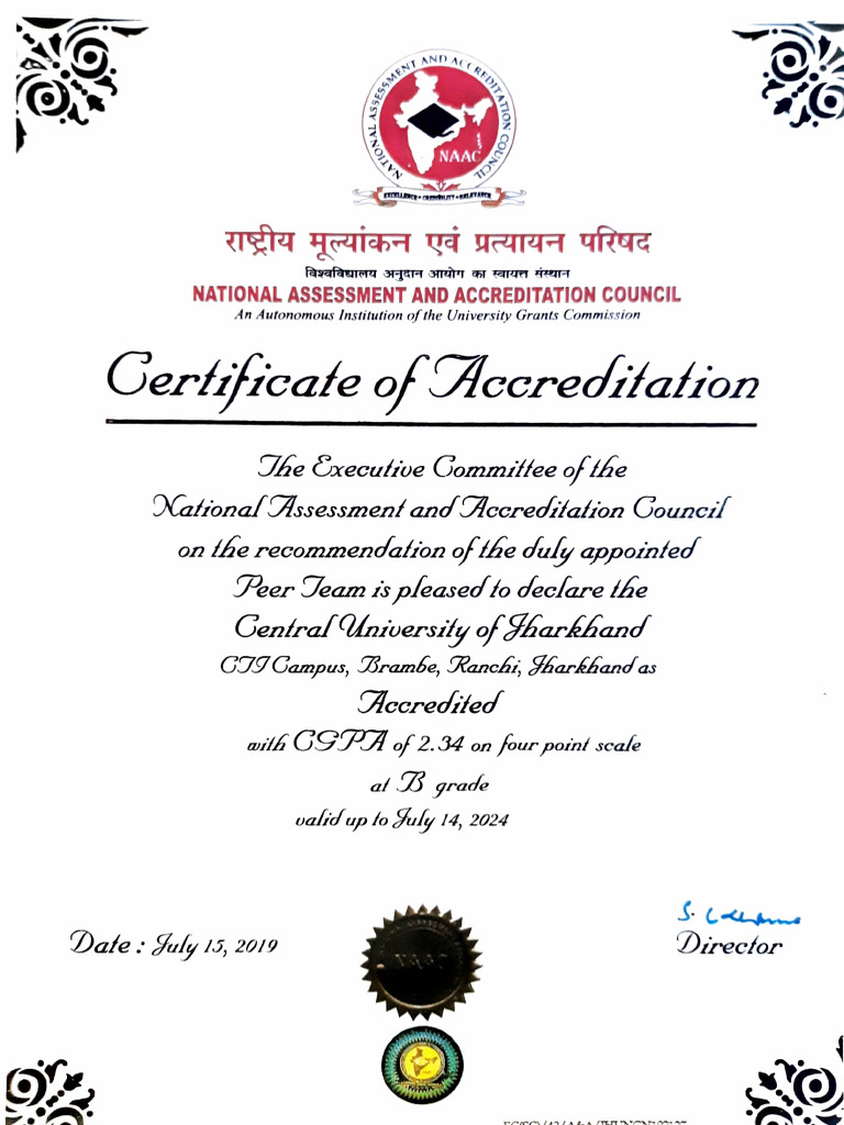 NAAC_Certificate | PDF