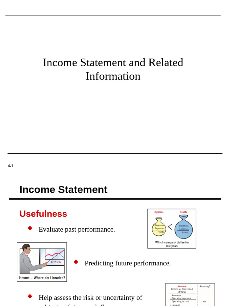 Understanding Income Statements and Their Components | PDF | Income ...