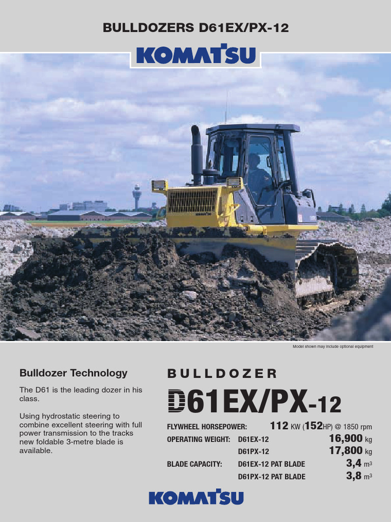 BULLDOZER KOMATSU D61EX-1 | PDF