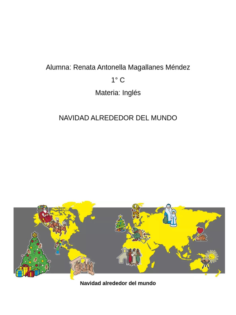 Navidad Alrededor Del Mundo | PDF | Navidad | Nochebuena
