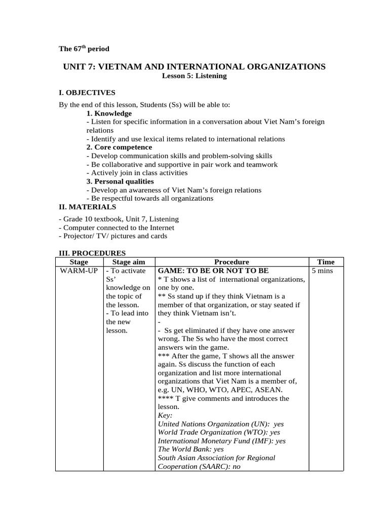 UNIT 7 Lesson 5 Listening | PDF | Cognitive Science | Learning