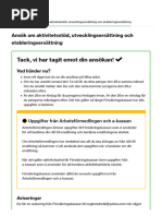 7114 Ansok Ersattning For Program Hos Arbetsformedlingen | PDF