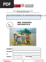 Eval. Salida 4° Matematica Primaria 2025 | PDF
