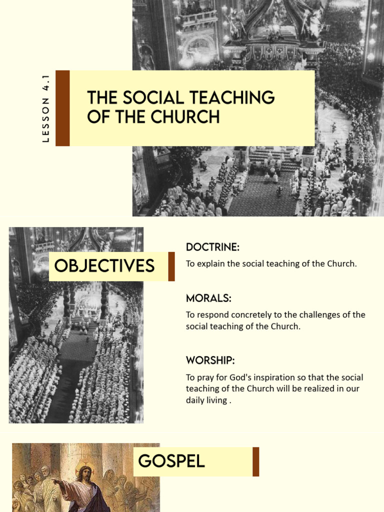 Understanding Church Social Teachings | PDF | Catholic Social Teaching ...