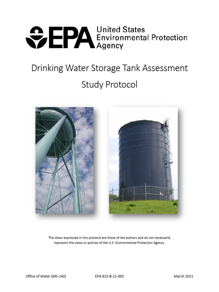 Storage Tank Spreadsheet Assessment Protocol | PDF | Water Quality | Water