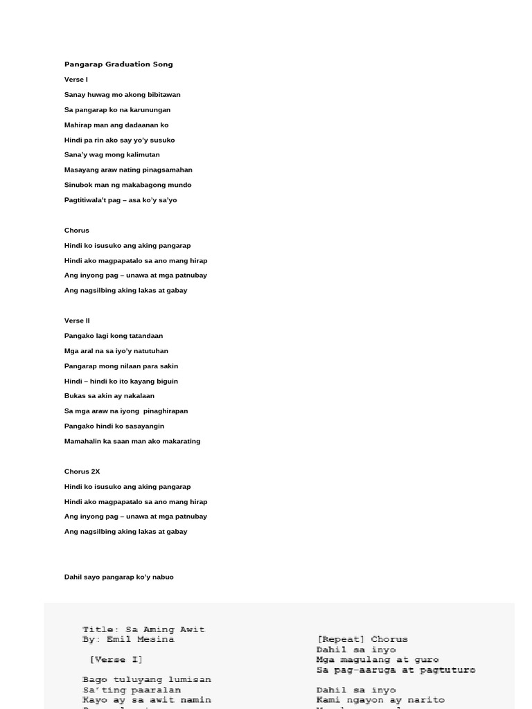 Lyrics | PDF