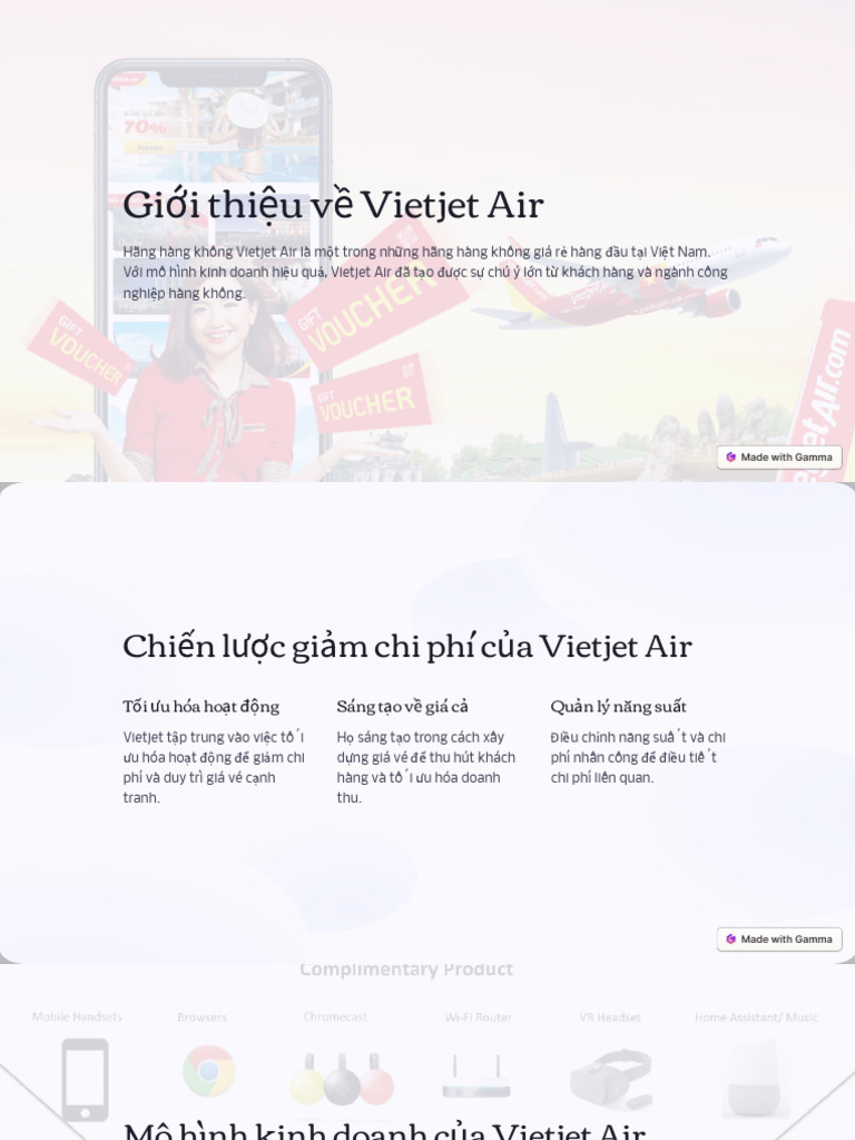 Gioi Thieu Ve Vietjet Air | PDF