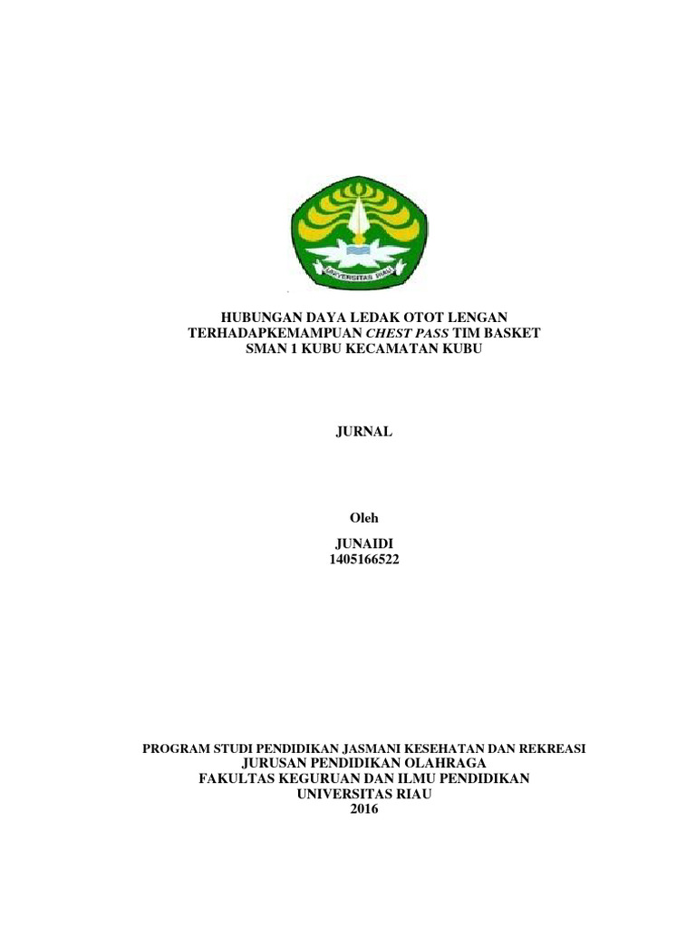 Daya Ledak Otot Lengan dan Chest Pass Basket | PDF
