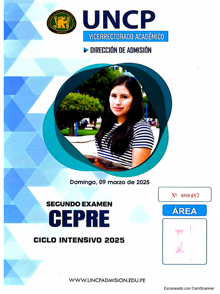 Cepre Segundo Examen | PDF