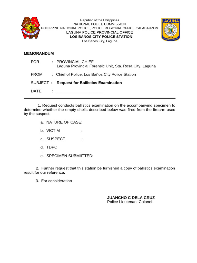 Forensic Examination Requests by Police | PDF | Fingerprint | Forensic ...