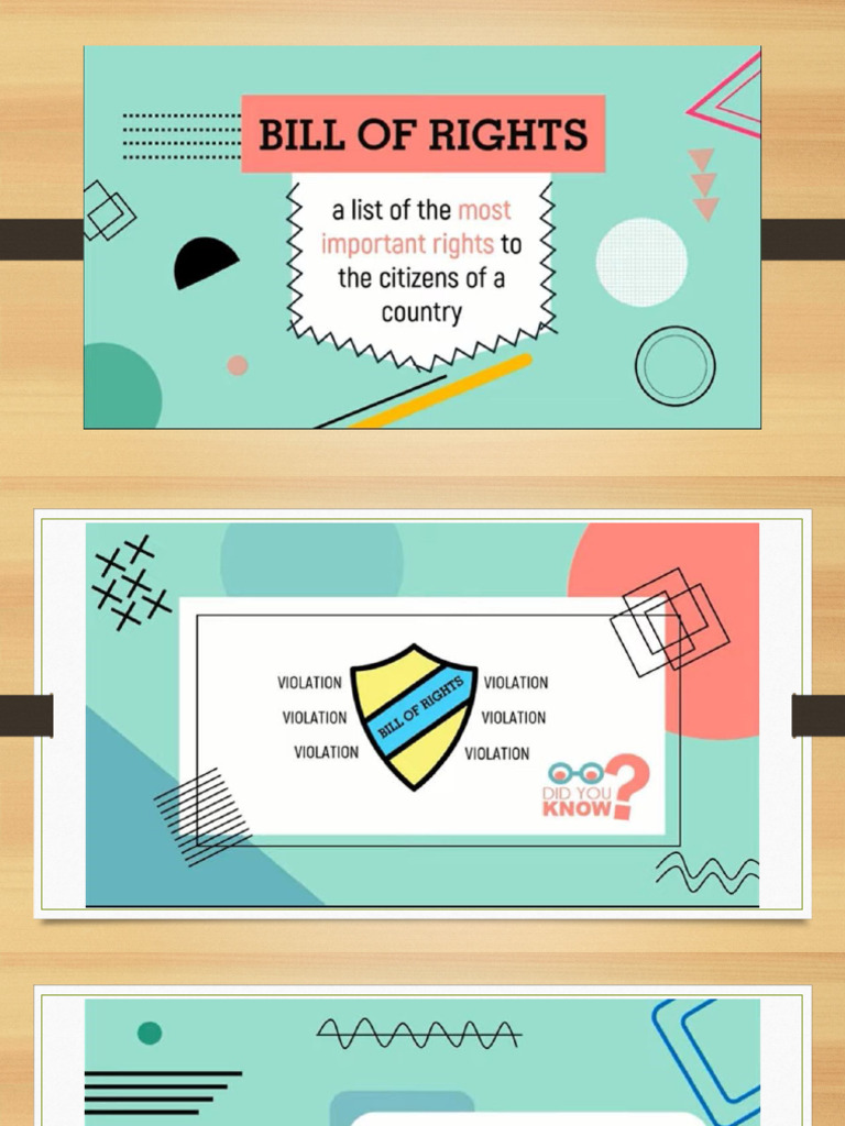 Bill of Rights | PDF