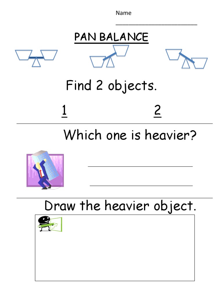 Pan Balance | PDF | Teaching Methods & Materials