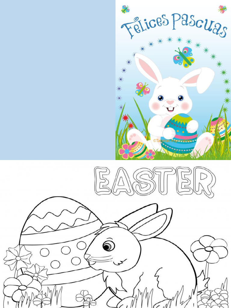 Librito para Colorear (Pascua) | PDF