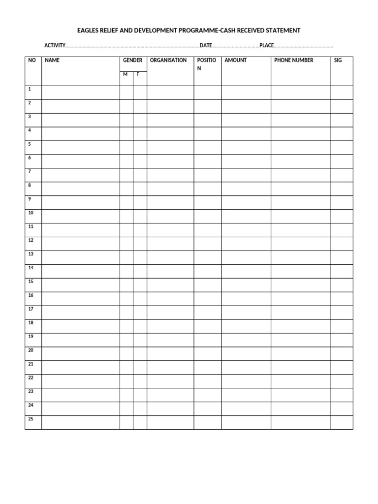 Attendance Register | PDF