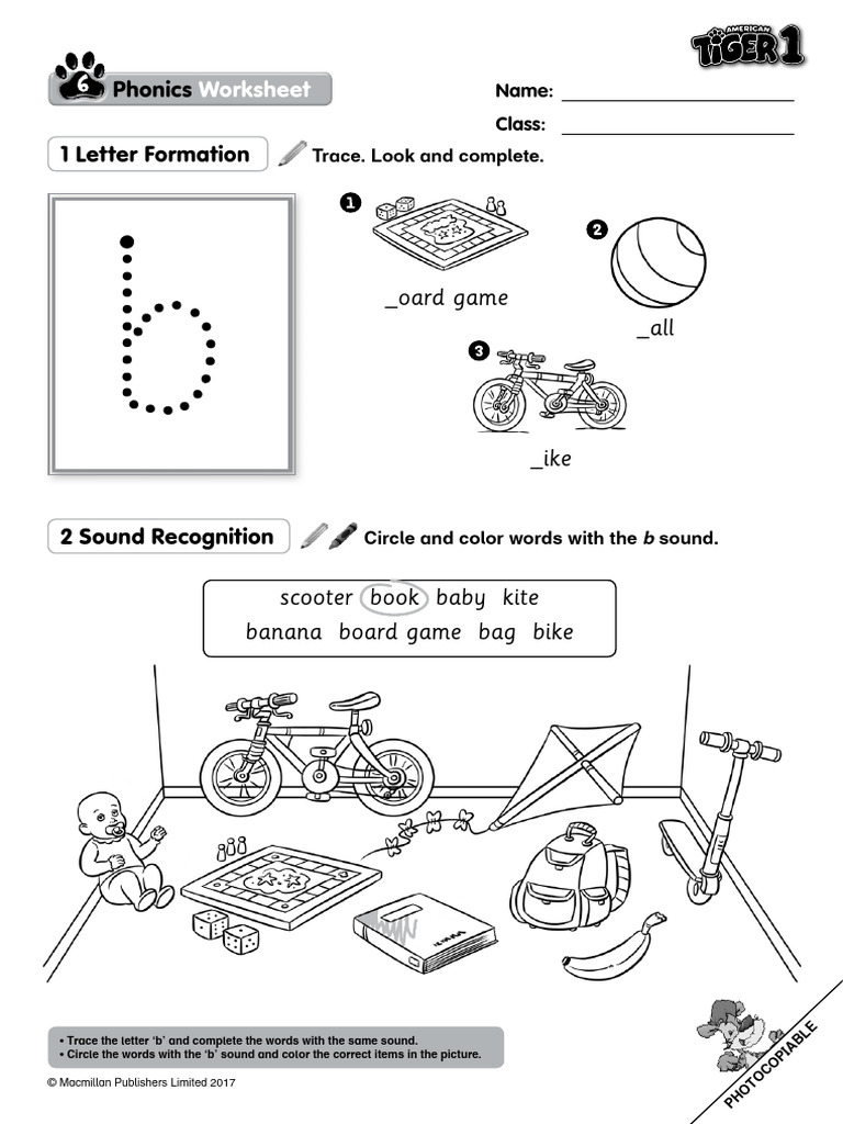 AmericanTiger1 Unit6 Phonics | PDF