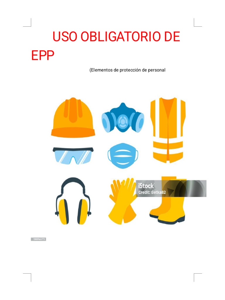 Uso Obligatorio de Epp | PDF