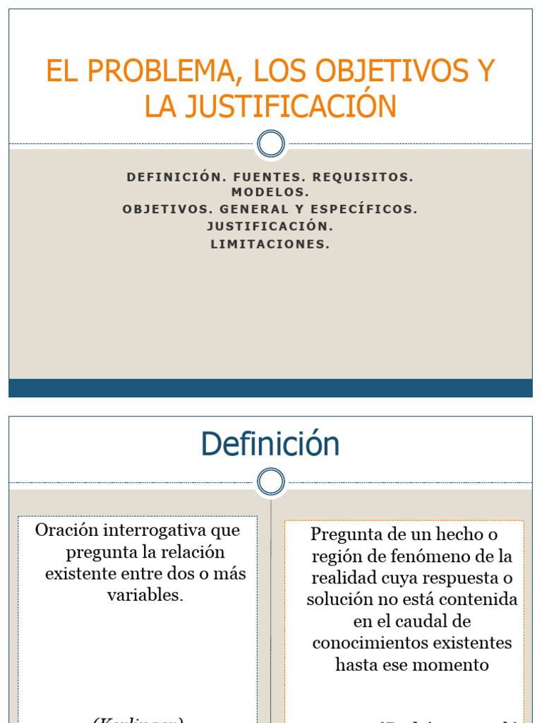 Planteamiento Del Problema y Objetivos Primera y Segunda Entregas | PDF | Teoría | Interacciones ...