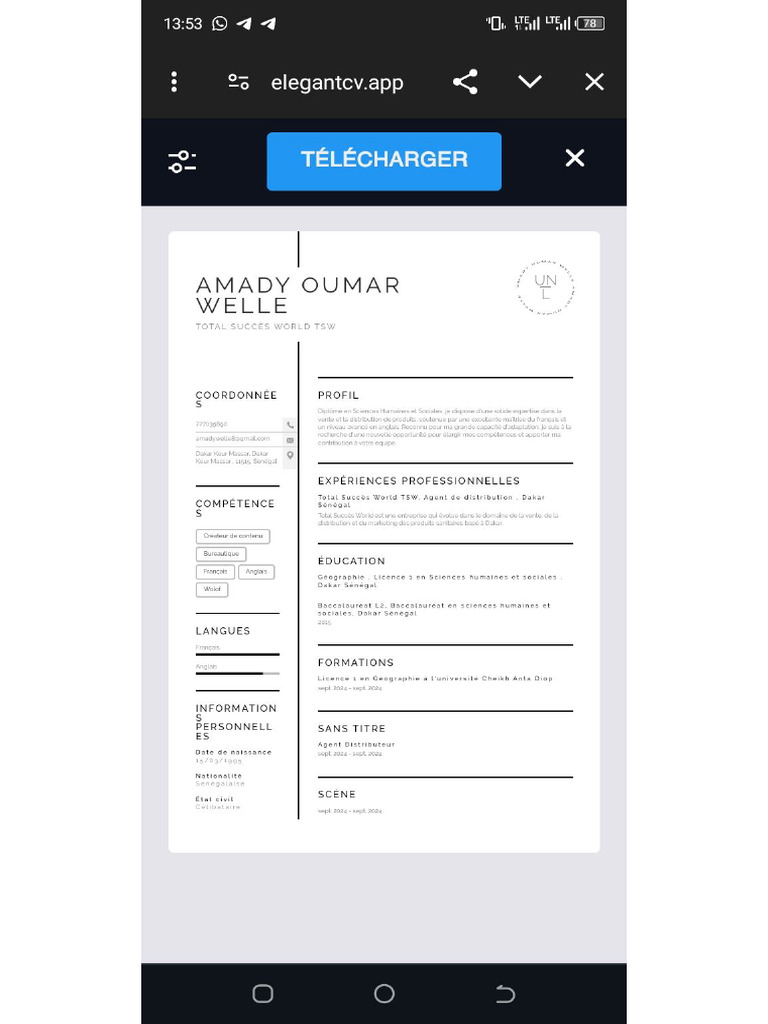 Image PDF CV Luxembourg | PDF