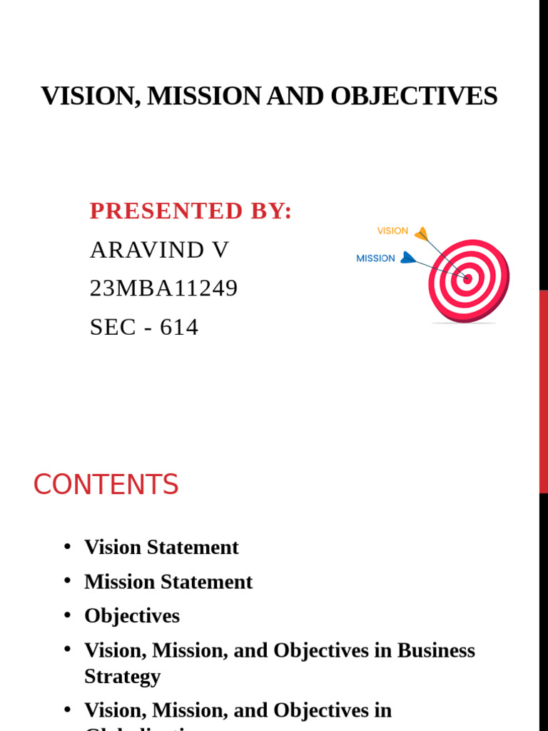 ARAVIND V 23MBA11249 - STRATEGY BUSINESS AND GLOBALIZATION | PDF