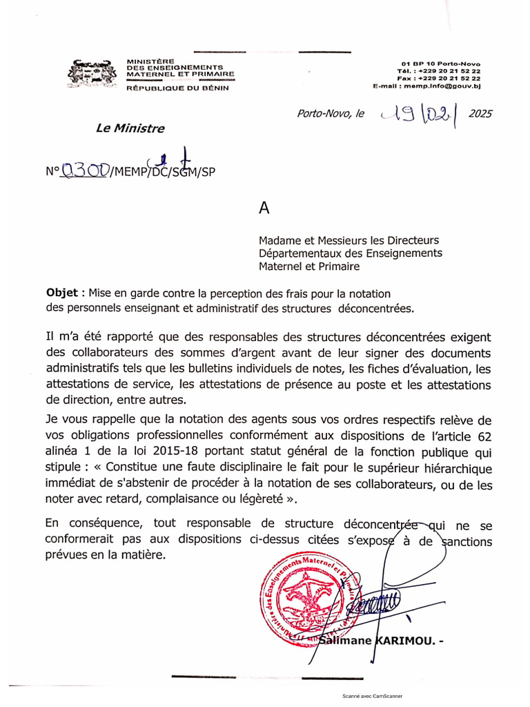 Mise en Garde MEMP | PDF