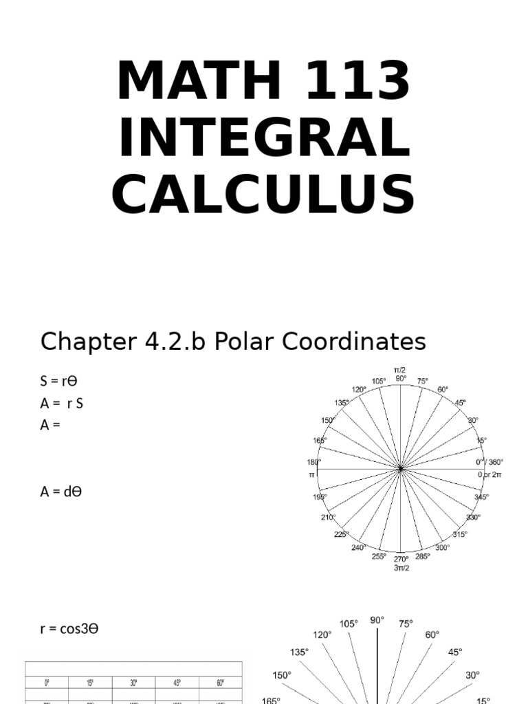 MATH 113 Module 9 | PDF
