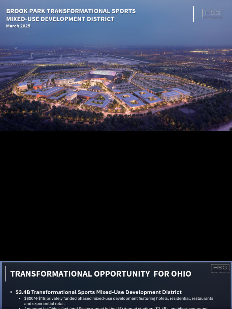 Brook Park Sports Mixed-Use Development | PDF | Mixed Use Development ...